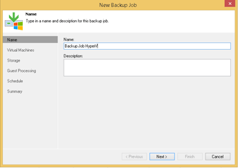 How to: Create a Local Virtual Machine Backup Job using Veeam B&R